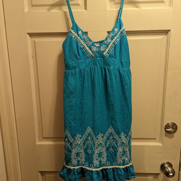 Freestyle | Dresses | Sundress Adorable Turquoise Junior Medium | Poshmark